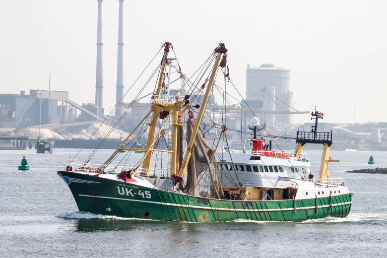 UK45 JACOB WILLEMINA, Fishing Vessel - Details and current position ...