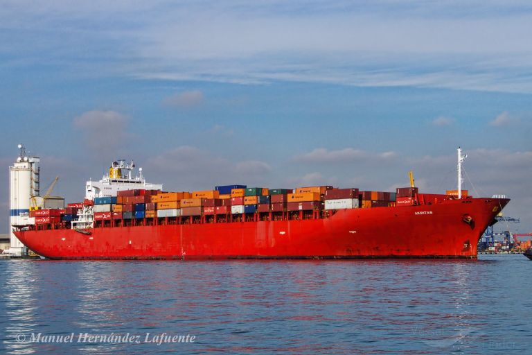 AKRITAS, Container Ship - Details and current position - IMO 8703397 ...