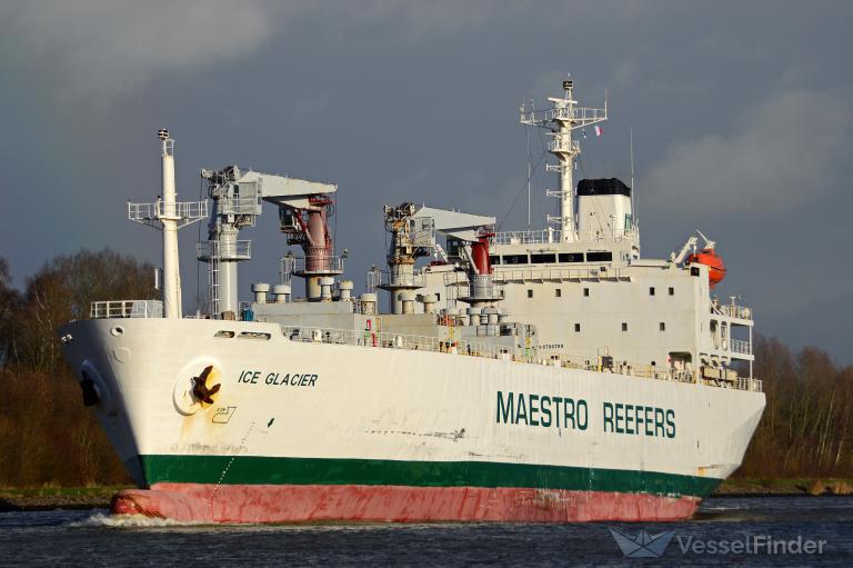 ICE GLACIER, Refrigerated Cargo Ship - Details and current position ...