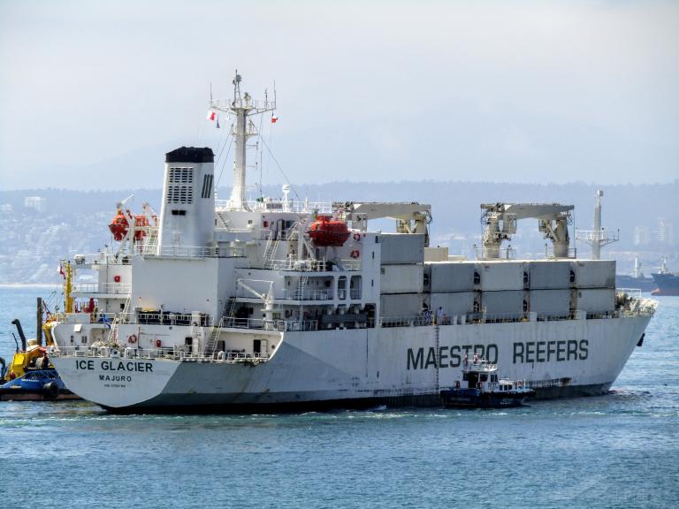 ICE GLACIER, Refrigerated Cargo Ship - Details and current position ...