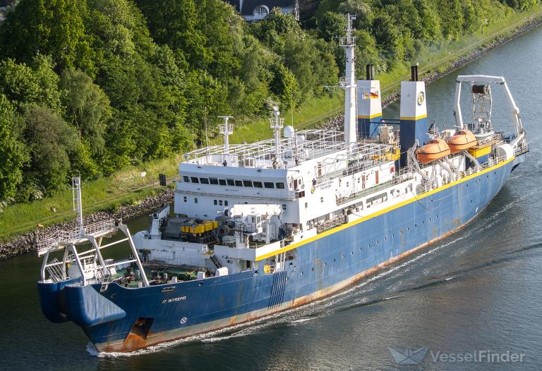 IT INTREPID, Cable Layer - Details and current position - IMO 8710871 ...
