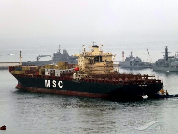 MSC FEDERICA, Container Ship - Détails du bateau et situation actuelle ...