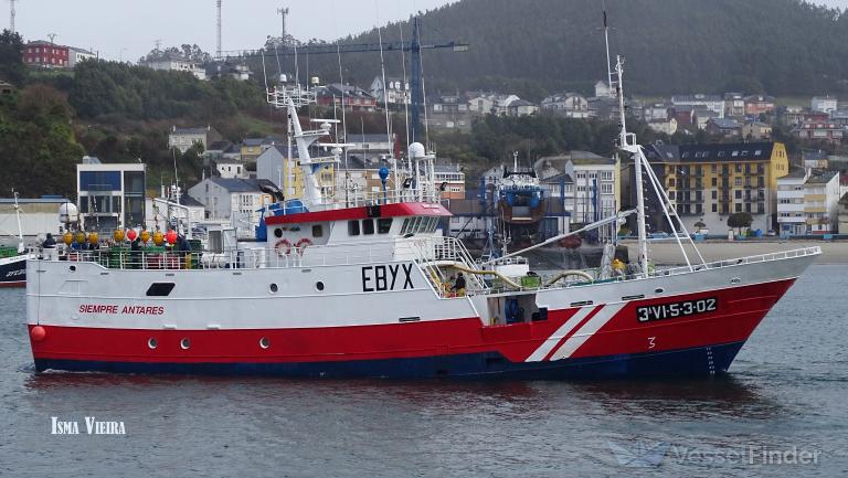 SIEMPRE ANTARES, Fishing Vessel - Details and current position - IMO ...