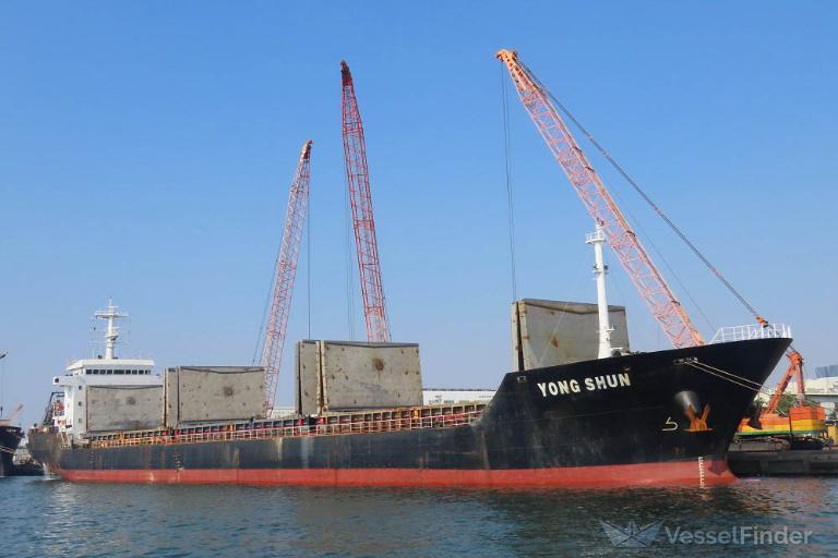 YONG SHUN, General Cargo Ship - Details and current position - IMO ...
