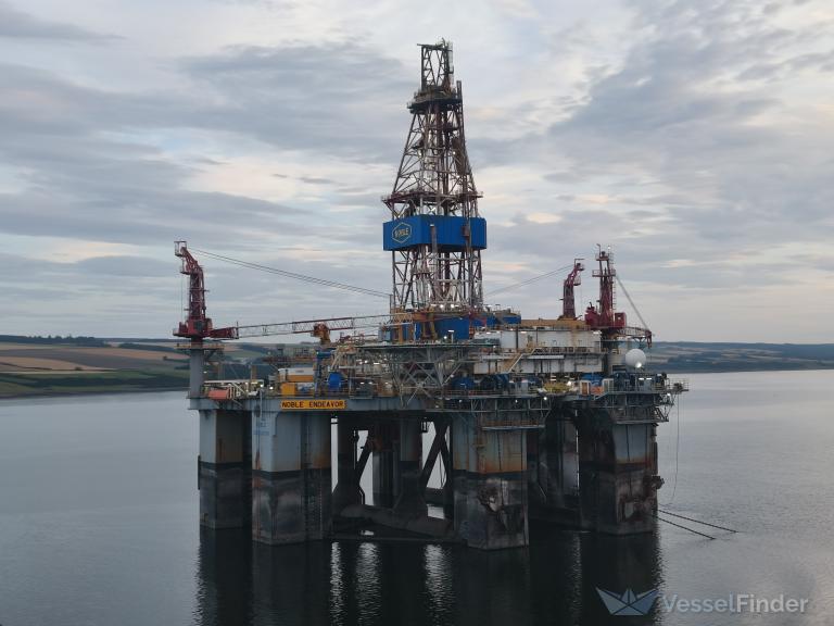 NOBLE ENDEAVOR, Platform - Details and current position - IMO 8753079 ...