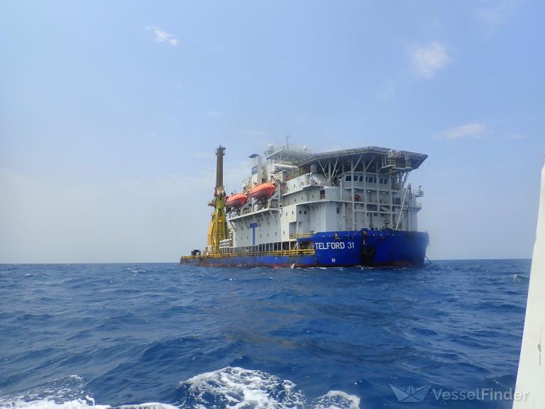 TELFORD 31, Pipe Layer - Details and current position - IMO 8770285 ...