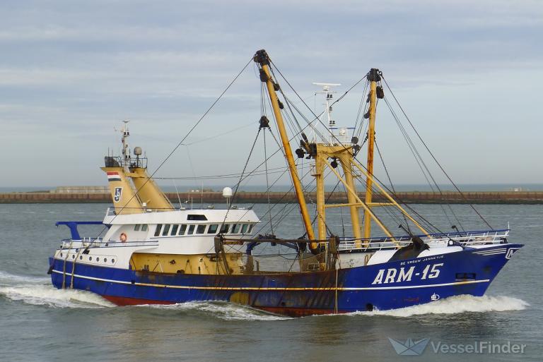 DE VROUW JANNETJE, Fishing Vessel - Details and current position - IMO ...