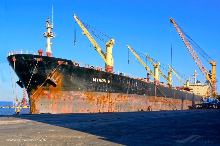 MYRON N, Bulk Carrier - Details and current position - IMO 8811364 ...