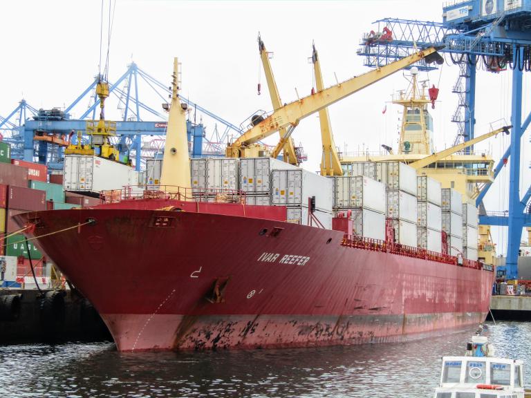IVAR REEFER, Refrigerated Cargo Ship - Detalles del buque y posición ...