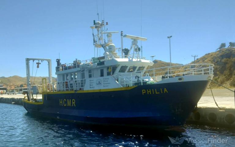 PHILIA, Fishing Support Vessel - Details and current position - IMO 8834342 - VesselFinder