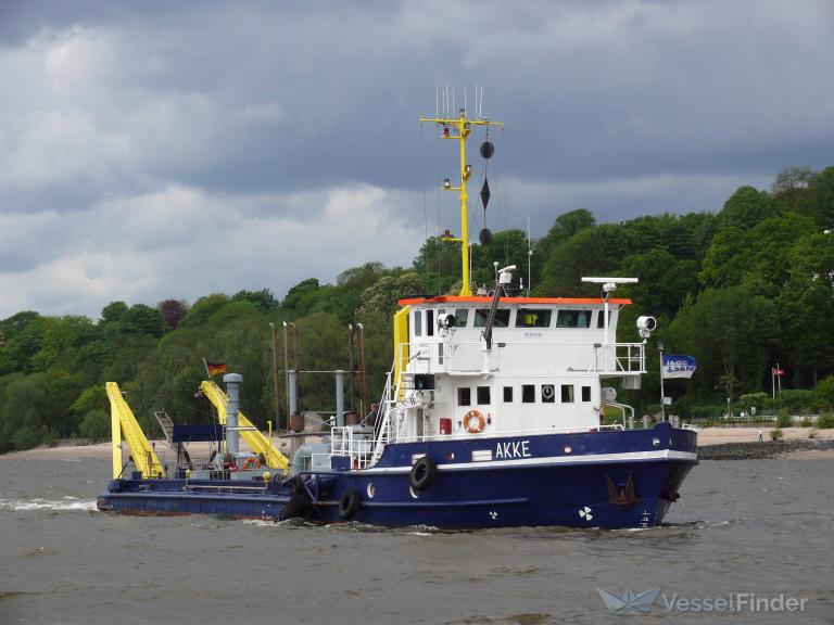 AKKE, Dredger - Schiffsdaten und aktuelle Position - IMO 8842064 ...