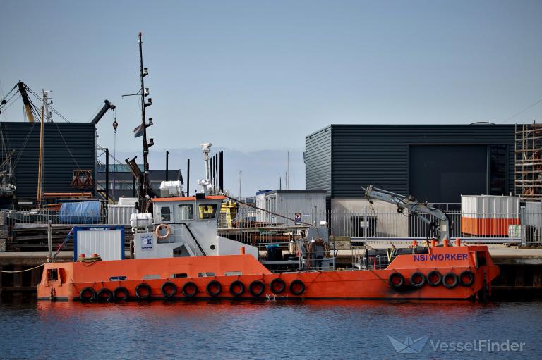 NSI WORKER, Buoy/Lighthouse Vessel - Details and current position - IMO 8848288 - VesselFinder