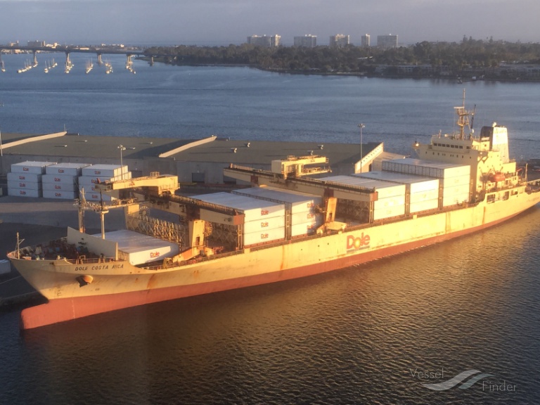 DOLE COSTA RICA, Container Ship - Details and current position - IMO ...