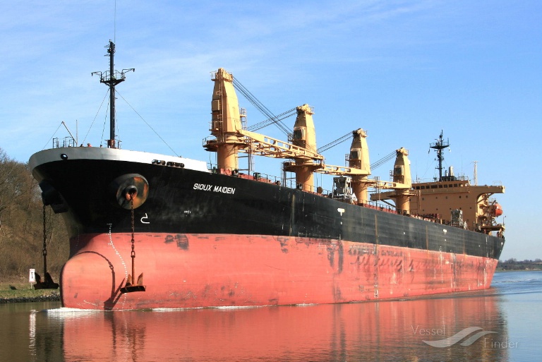SIOUX MAIDEN, Bulk Carrier - Details and current position - IMO 8901133 ...