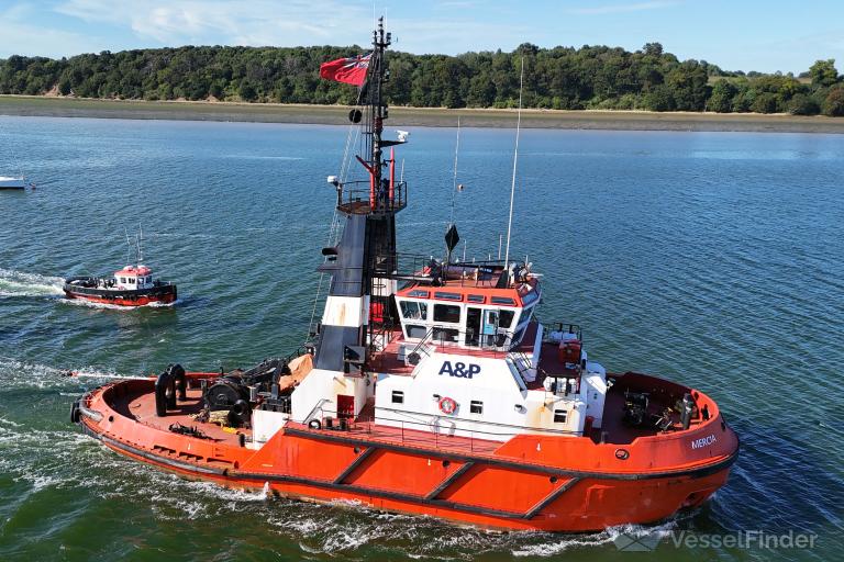 MERCIA, Tug - Details and current position - IMO 8914685 - VesselFinder