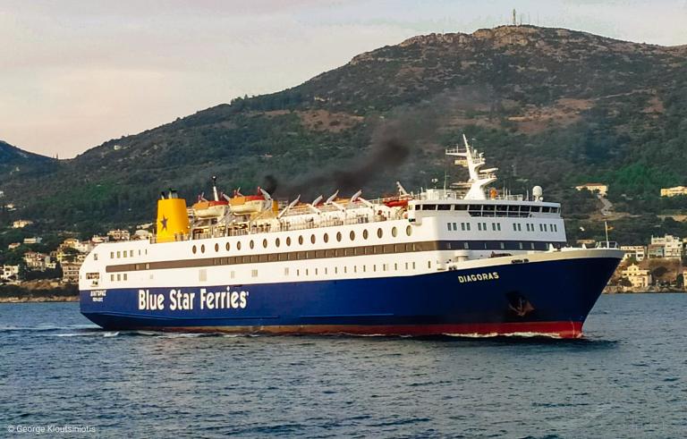 DIAGORAS, Passenger/Ro-Ro Cargo Ship - Details and current position ...