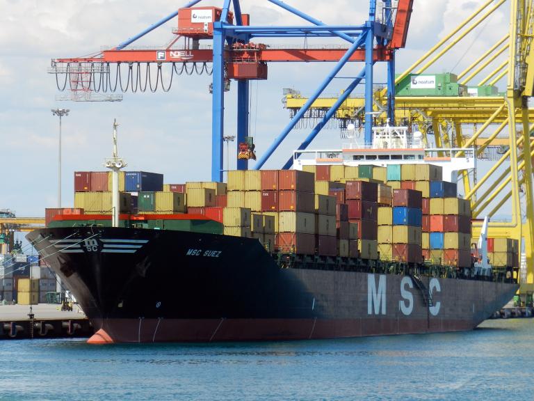 MSC SUEZ, Container Ship - Details and current position - IMO 8918978 ...
