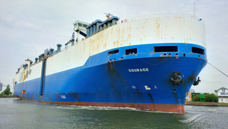 COURAGE, Vehicles Carrier - Details and current position - IMO 8919922 ...
