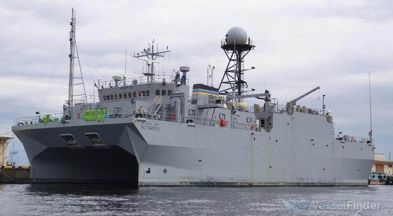 USNS VICTORIOUS, Research Vessel - Details and current position - IMO ...