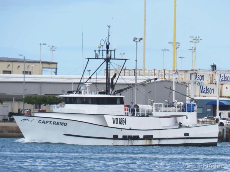 CAPT REMO, Fishing Vessel - Details and current position - IMO 8961365 ...
