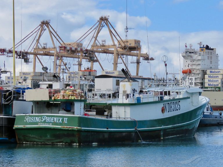 RISING PHOENIX II, Fishing Vessel - Details and current position - IMO ...