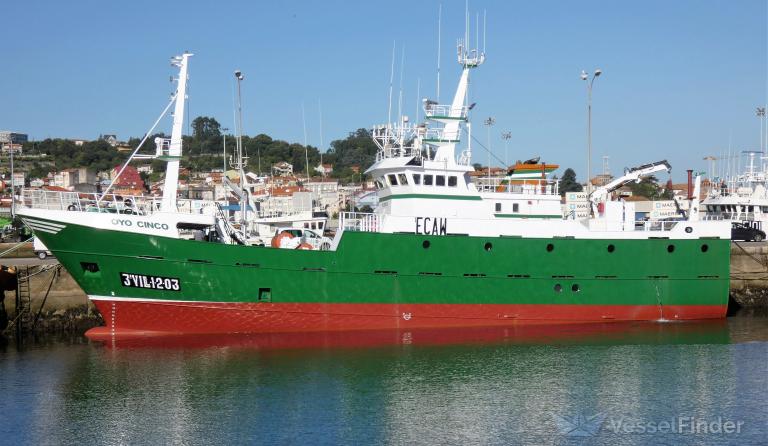 COYO CINCO, Fishing Vessel - Details and current position - IMO 8996592 ...
