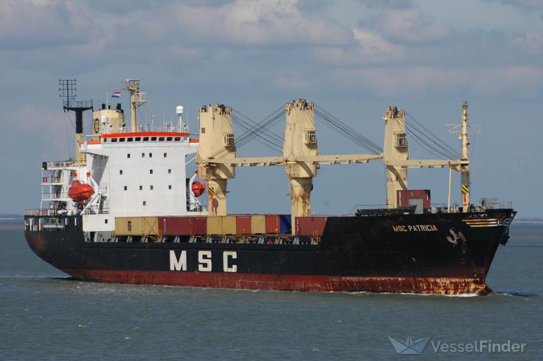 MSC PATRICIA, General Cargo Ship - Détails du bateau et situation ...