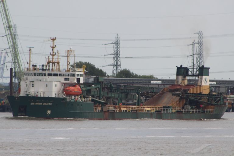 BRITANNIA BEAVER, Hopper Dredger - Details and current position - IMO ...