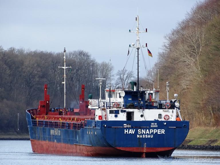 HAV SNAPPER, General Cargo Ship - Details and current position - IMO 9001813 - VesselFinder