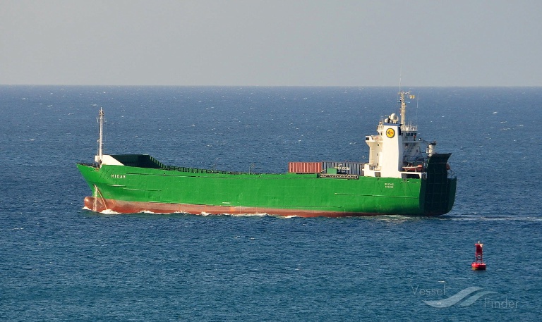 MIDAS, Ro-Ro Cargo Ship - Details and current position - IMO 9002659 ...