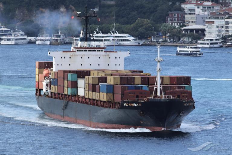MSC-NAMIBIA-II, Container Ship - Details and current position - IMO ...