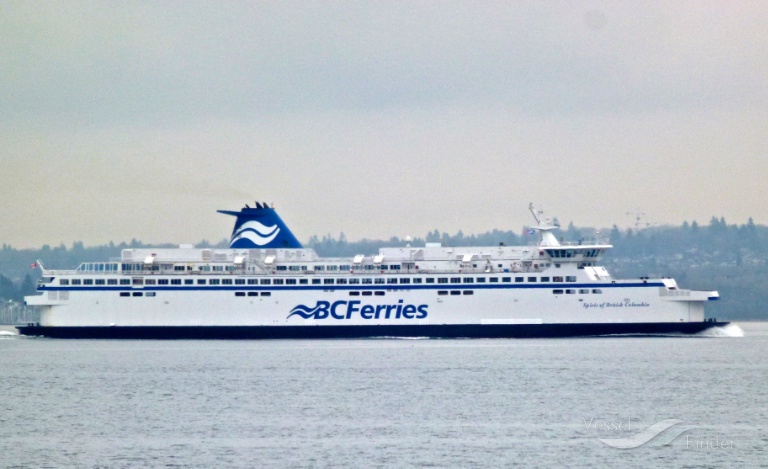 SPIRIT OF BC, Passenger/Ro-Ro Cargo Ship - Данные судна и текущее ...