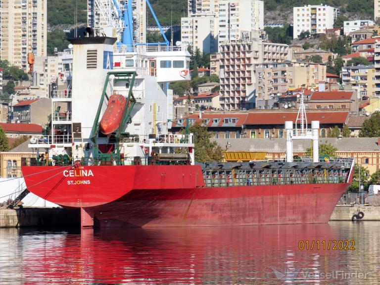 CELINA, General Cargo Ship - Details and current position - IMO 9019200 ...