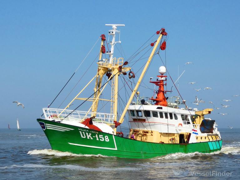 UK158 WILLEM JACOB, Fishing Vessel - Scheepsdetails en huidige positie ...