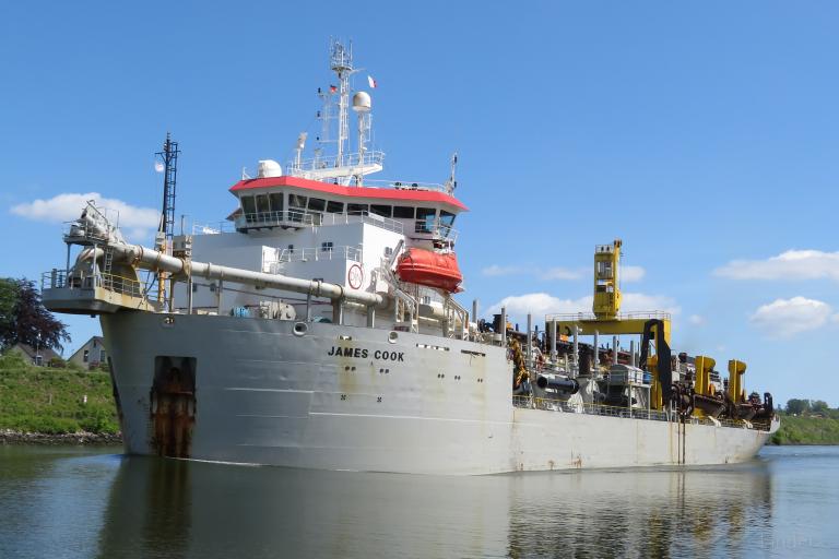 JAMES COOK, Hopper Dredger - Detalles del buque y posición actual - IMO ...