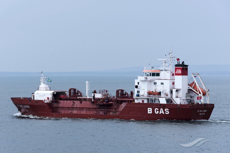 B GAS LAURA, LPG Tanker - Details and current position - IMO 9034509 ...
