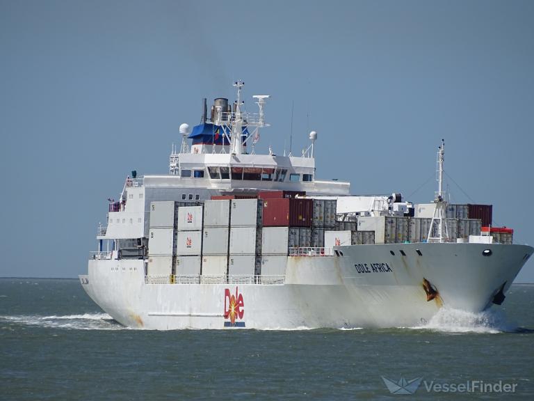 DOLE AFRICA, Refrigerated Cargo Ship - Detalles del buque y posición ...