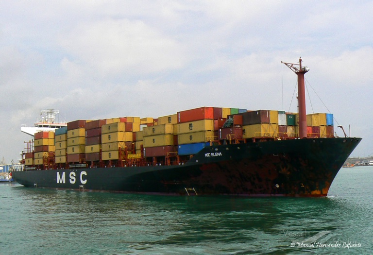 MSC ELENA, Container Ship - Details and current position - IMO 9051480 ...