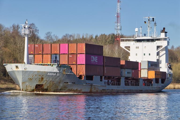 ANNA G, Container Ship - Details and current position - IMO 9061291 ...