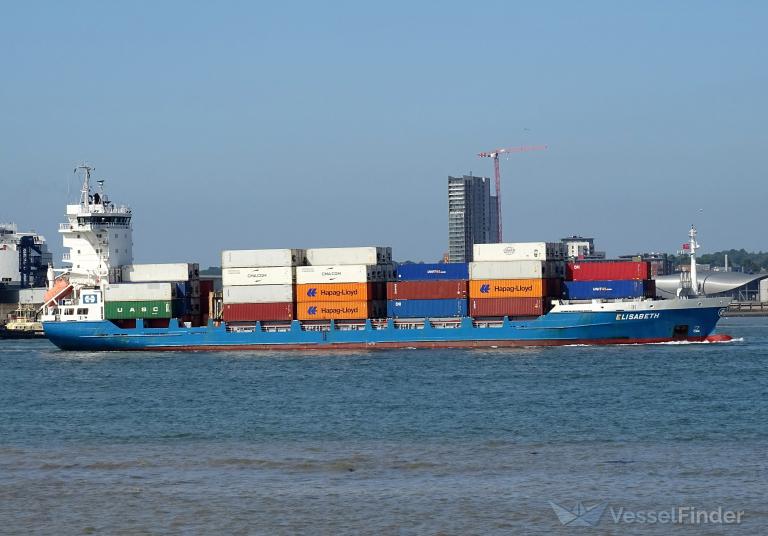 ELISABETH, Container Ship - Details and current position - IMO 9064774 ...
