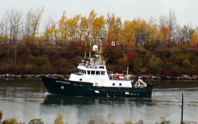 DAVID THOMPSON, Fishing Support Vessel - Details and current position ...