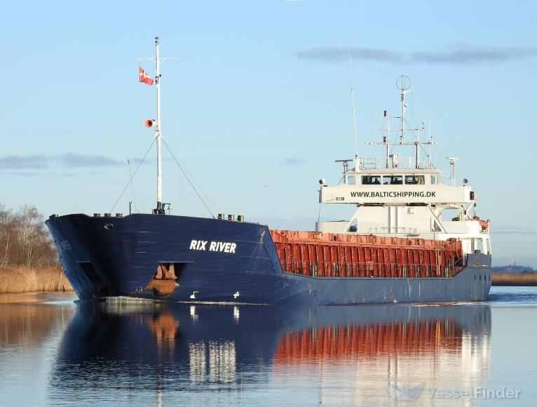 RIX RIVER, General Cargo Ship - Details and current position - IMO ...