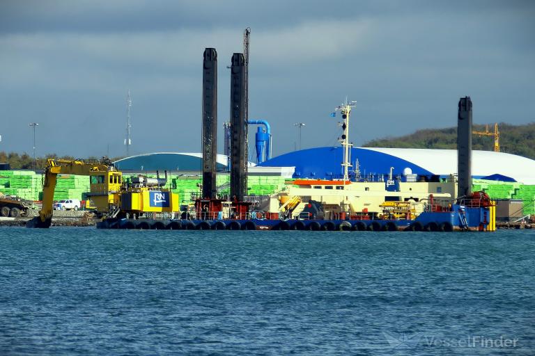 MJOLNER.R, Dredger - Detalles del buque y posición actual - IMO 9068110 ...