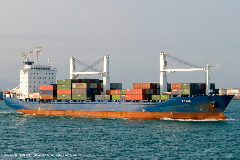 EVA, Container Ship - Details and current position - IMO 9081734 ...