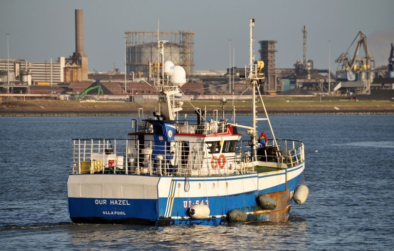 OUR HAZEL, Fishing Vessel - Details and current position - IMO 9087154 - VesselFinder