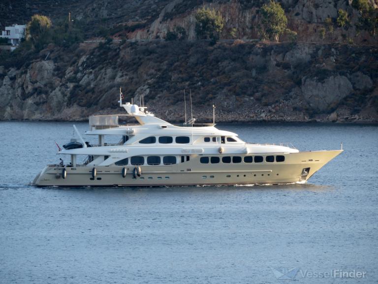 MY BLUE BREEZE, Yacht - Details and current position - IMO 9092393 ...