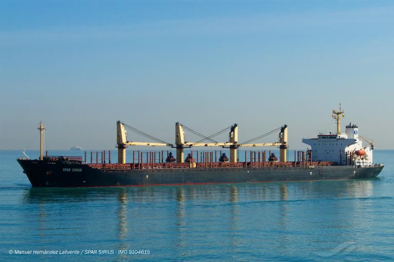 SPAR SIRIUS, Bulk Carrier - Details and current position - IMO 9104615 ...