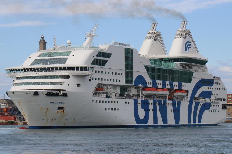 RHAPSODY, Passenger/Ro-Ro Cargo Ship - Details and current position ...