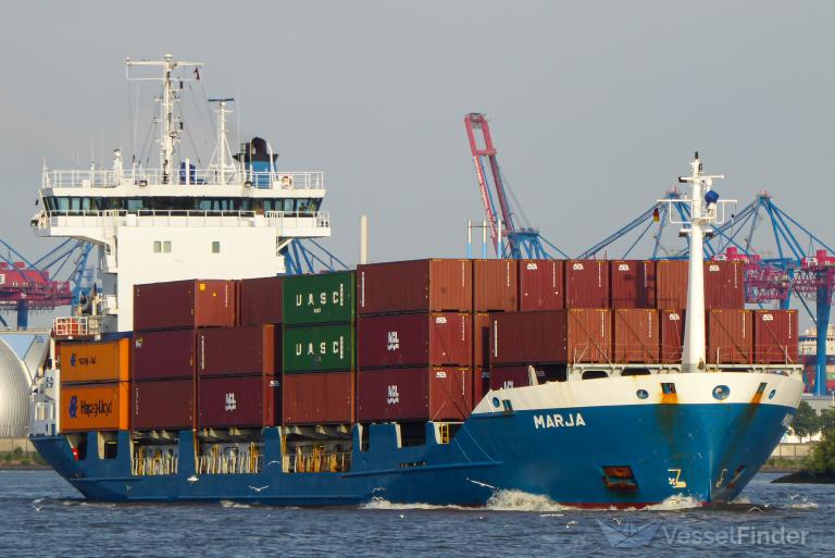 MARJA, Container Ship - Details and current position - IMO 9113721 ...