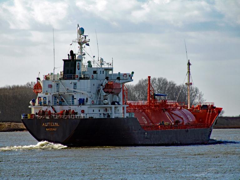 ASIA GAS, LPG Tanker - Details and current position - IMO 9113941 ...